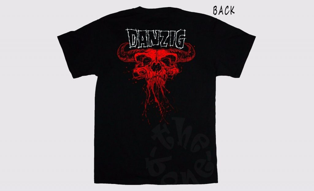 DANZIG - Kiss the Skull - American Heavy Metal Band T-Shirt - SquadTee.com