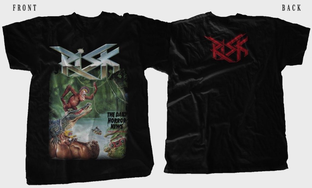 RISK - The Daily Horror News - German Thrash/Speed Metal Band T-Shirt ...