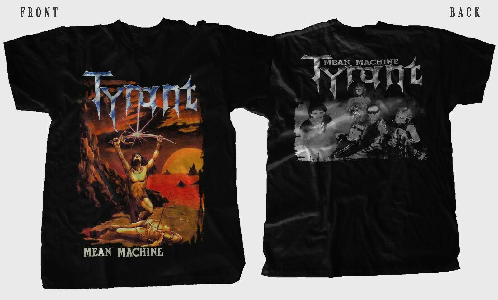 TYRANT - Mean Machine - German Heavy Metal Band T-Shirt - SquadTee.com