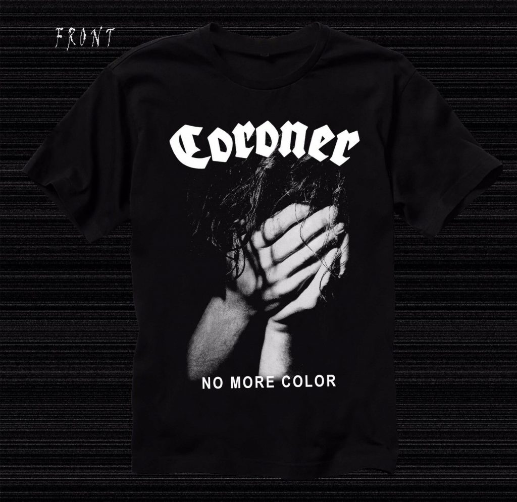 CORONER - No More Color - Swiss Thrash Metal Band T-Shirt - SquadTee.com