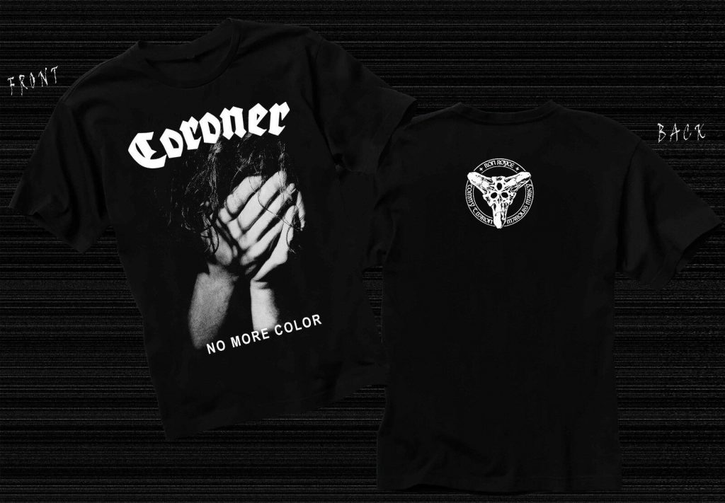 CORONER - No More Color - Swiss Thrash Metal Band T-Shirt - SquadTee.com