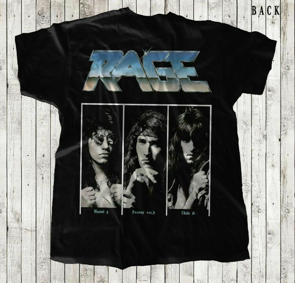 RAGE - Secrets in a Weird World - German Heavy Metal Band T-Shirt ...
