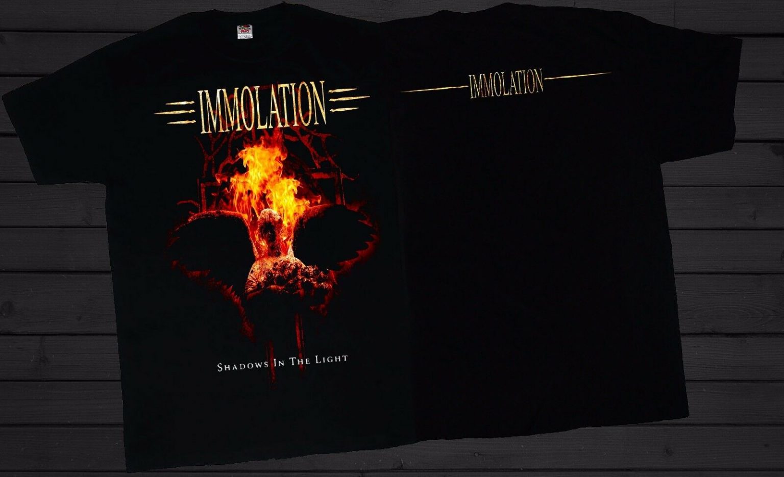 IMMOLATION - Shadows in the Light - American Death Metal Band T-Shirt ...