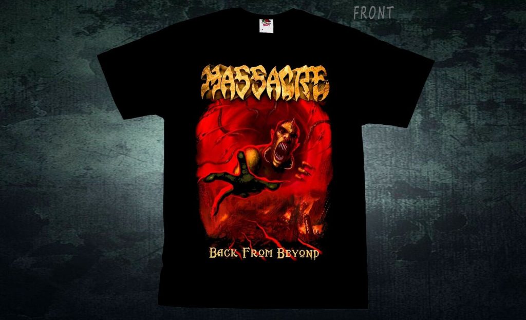 MASSACRE - Back From Beyond - American Death Metal Band T-Shirt ...