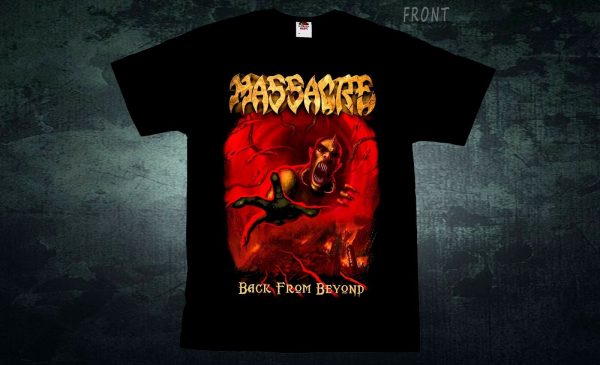 MASSACRE - Back From Beyond - American Death Metal Band T-Shirt ...