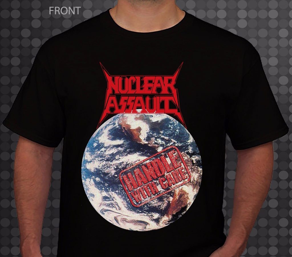 Nuclear Assault - Handle with Care - American Thrash Metal Band T-Shirt ...