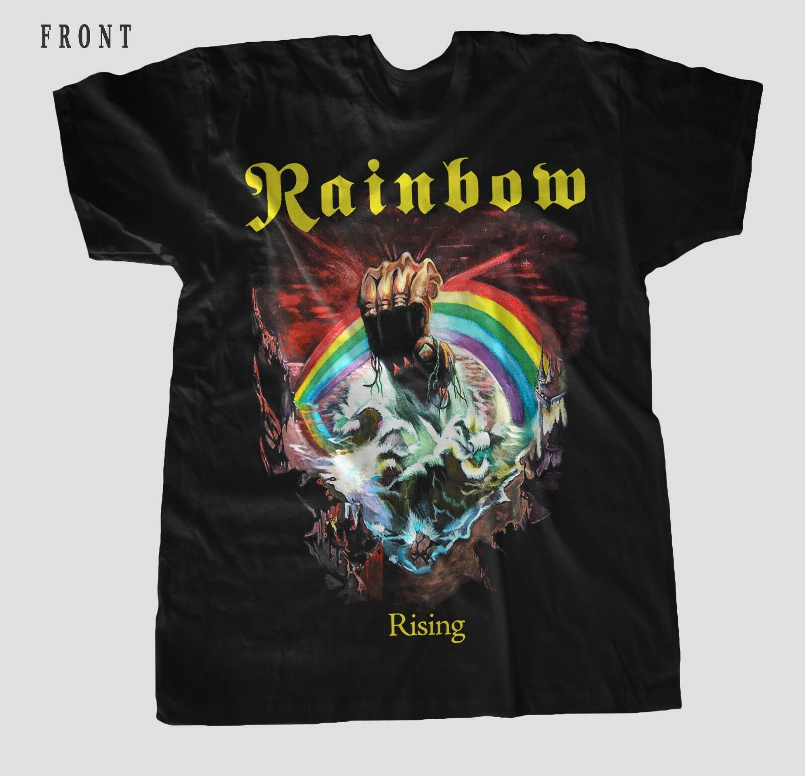 RAINBOW - Rising - British Heavy Metal/Hard Rock Band T-Shirt ...