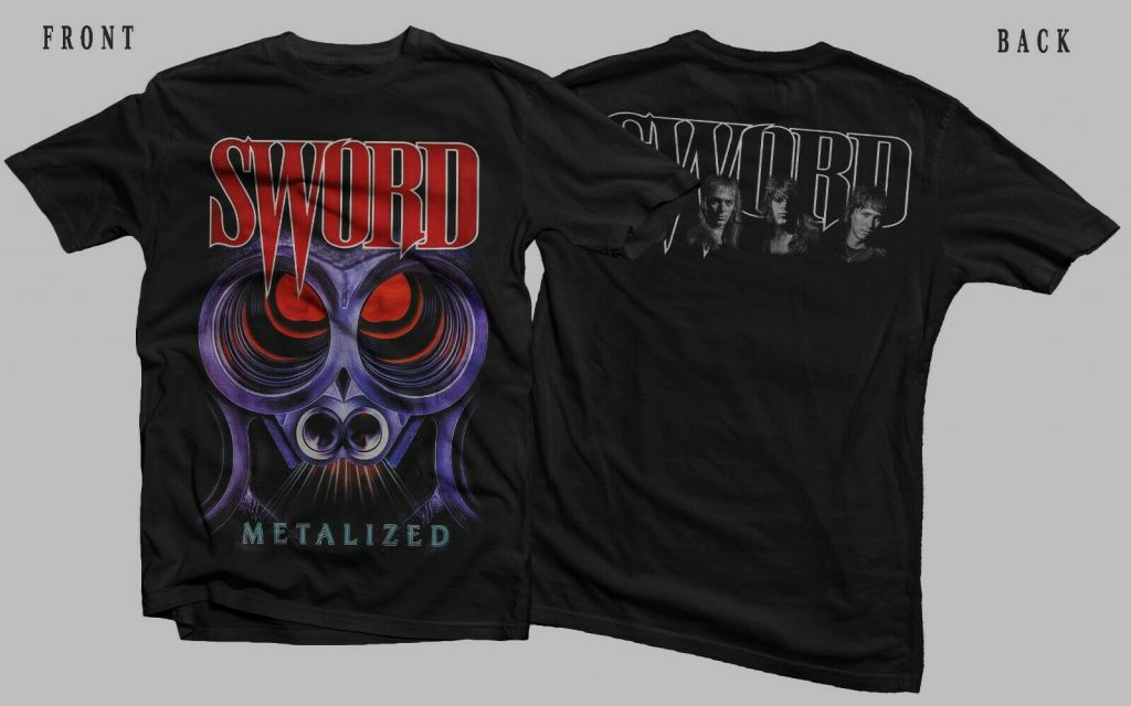 SWORD - Metalized - Canadian Heavy Metal Band T-Shirt - SquadTee.com