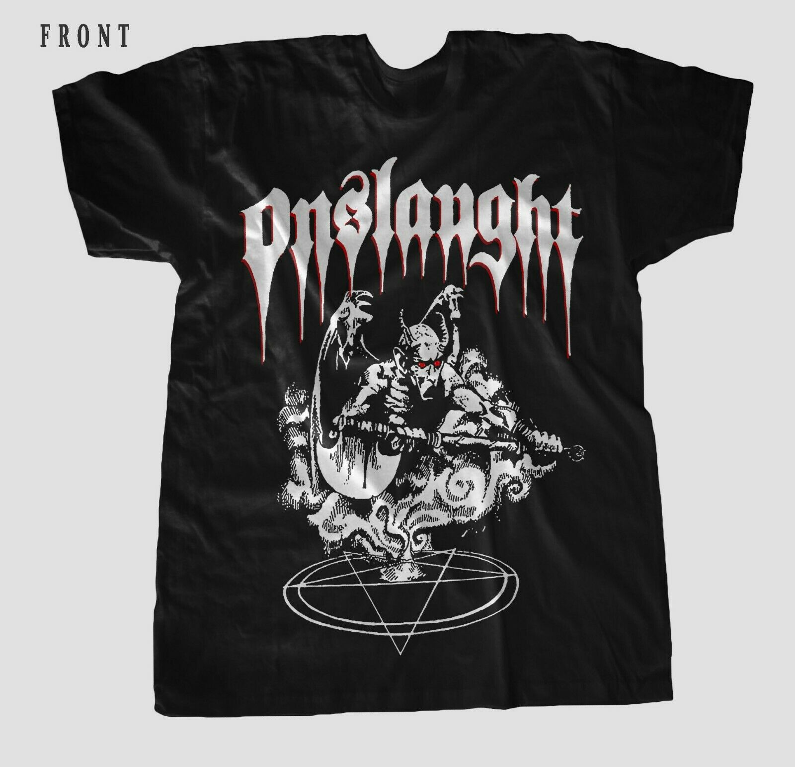 Onslaught - Power from Hell - English Thrash Metal Band T-Shirt ...