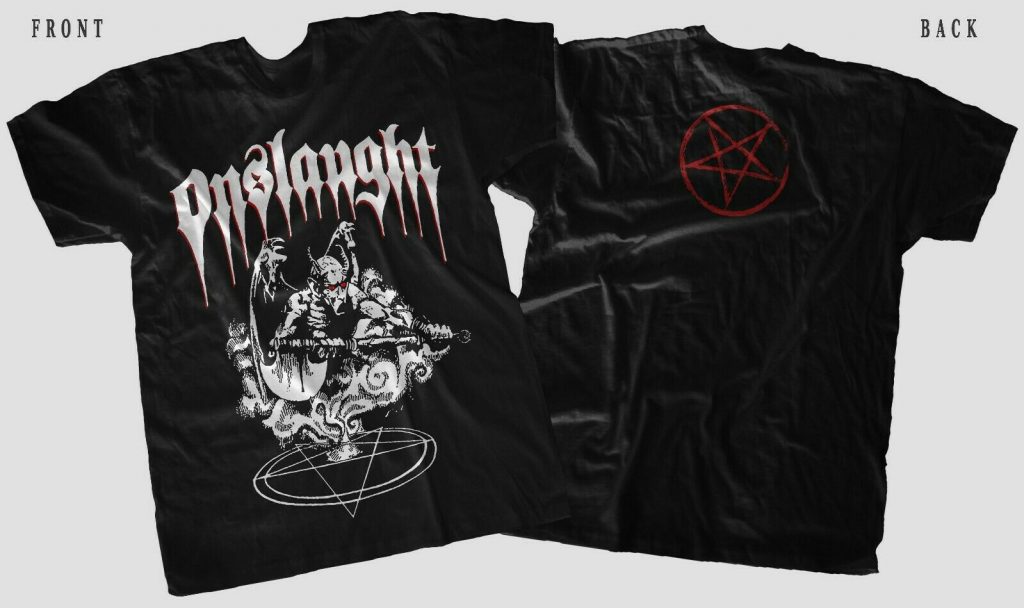 Onslaught - Power from Hell - English Thrash Metal Band T-Shirt ...