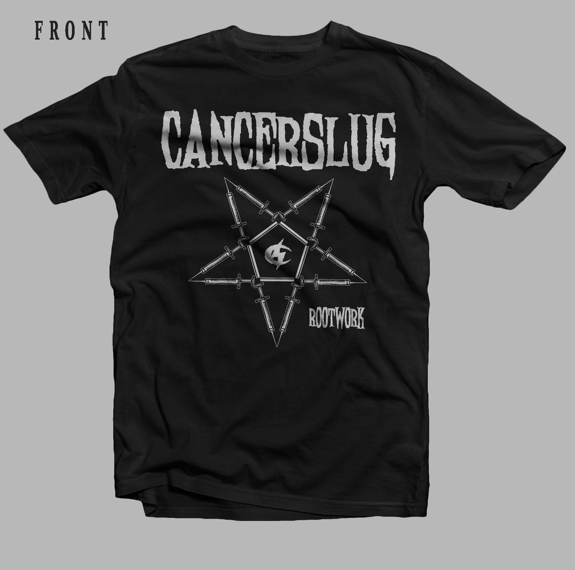 Cancerslug - Rootwork - American Horror Punk Band T-Shirt - SquadTee.com