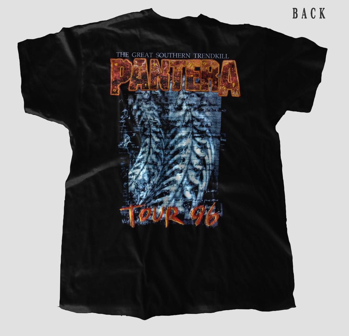 Pantera - The Great Southern Trendkill - Tour '96 - American Groove Metal Band T-Shirt ...
