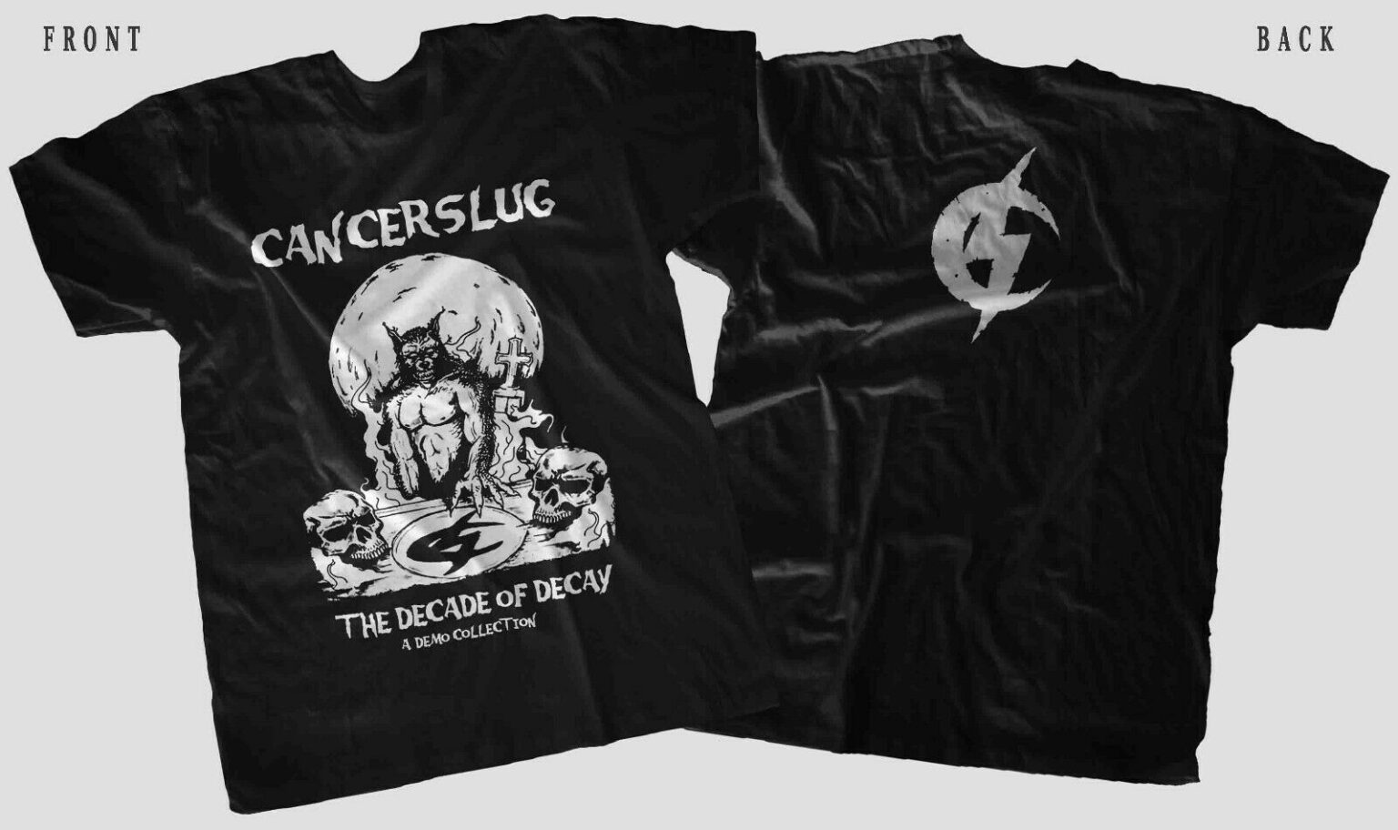 Cancerslug - The Decade of Decay - American Horror Punk Band T-Shirt ...