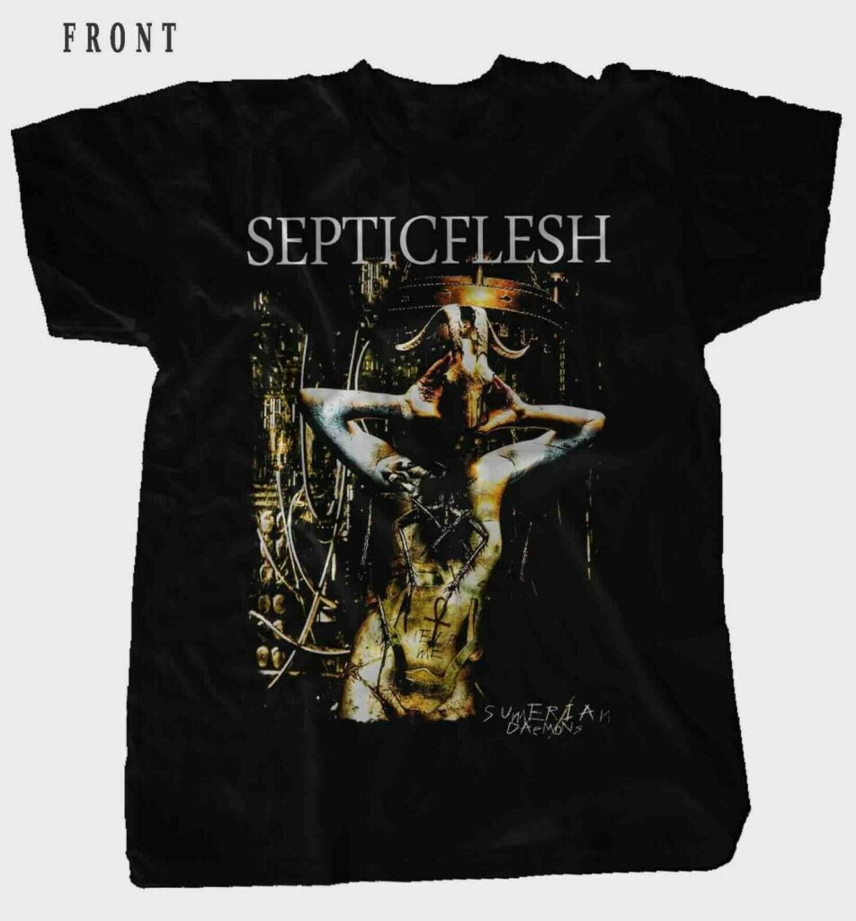 Septicflesh - Sumerian Daemons - Greek Death Metal Band T-Shirt ...