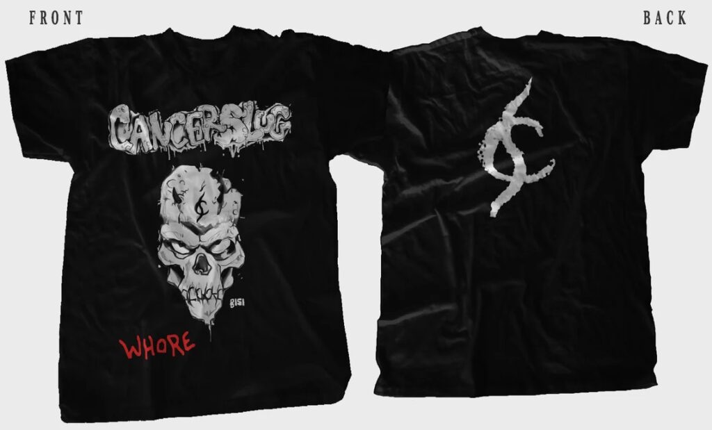 Cancerslug - Whore - American Horror Punk Band T-Shirt - SquadTee.com