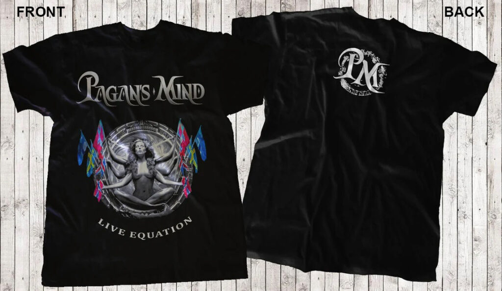 Pagan's Mind - Live Equation - Norwegian Progressive Metal Band T-Shirt ...