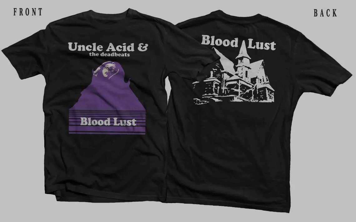 Uncle Acid & the Deadbeats - Blood Lust - English Psychedelic Doom Metal Band T-Shirt - SquadTee.com